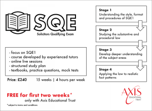 Learn SQE legal knowledge, practice skills, intellectual, analytical ...